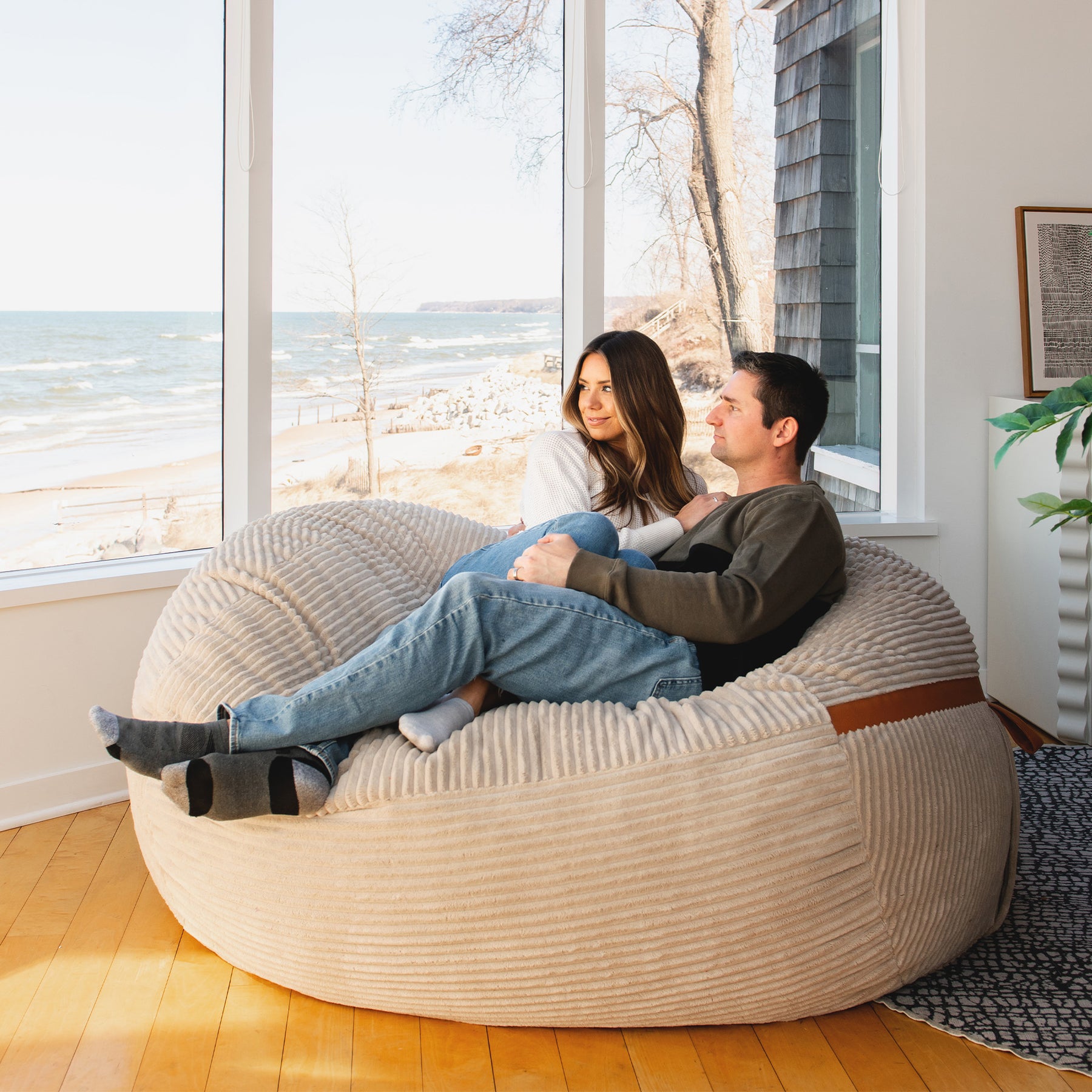 Fuf® XL Huge Bean Bag Chair | Big Joe® Foam Bean Bag Lounger