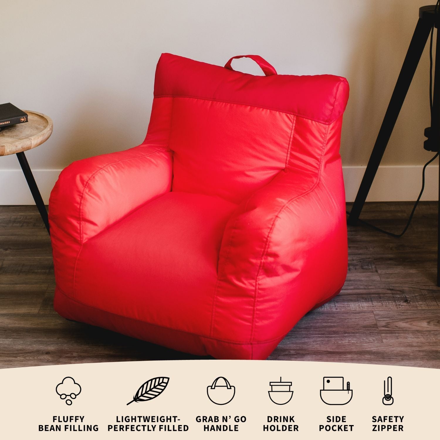 Big joe smartmax bean bag dorm chair store