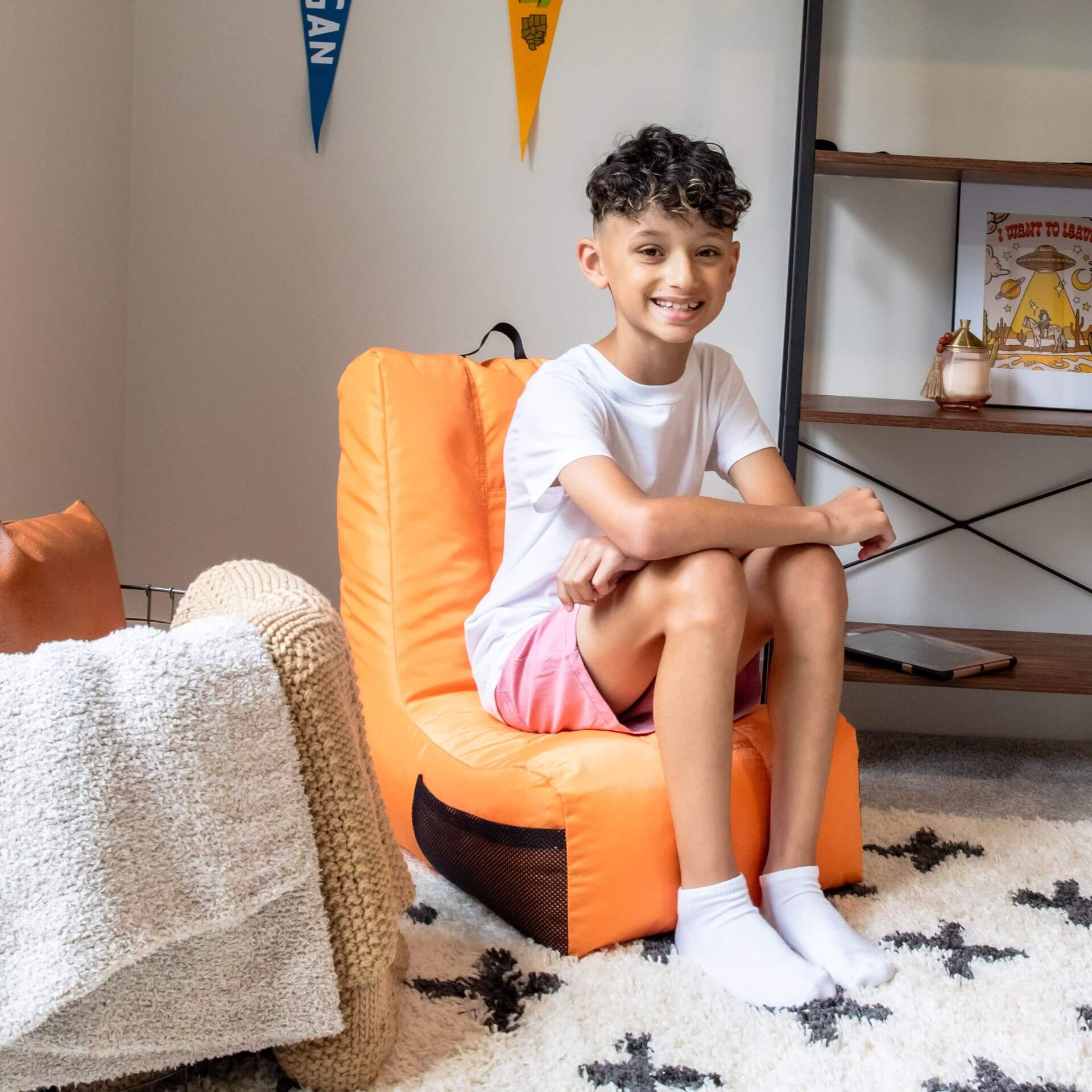 Video Lounger Bean Bag Chair for Kids Big Joe Gaming Chair