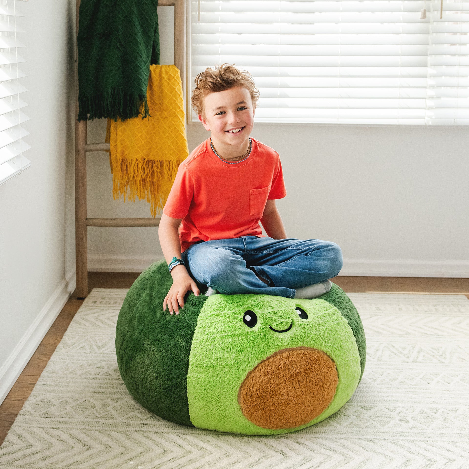 Avocado PlushiPals™ Bean Bag Chair | Big Joe® Chairs For Kids