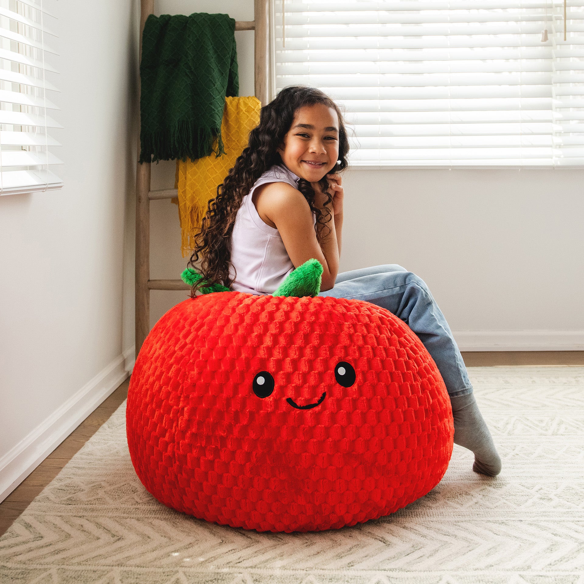 Strawberry PlushiPals™ Bean Bag Chair | Big Joe® Chairs For Kids