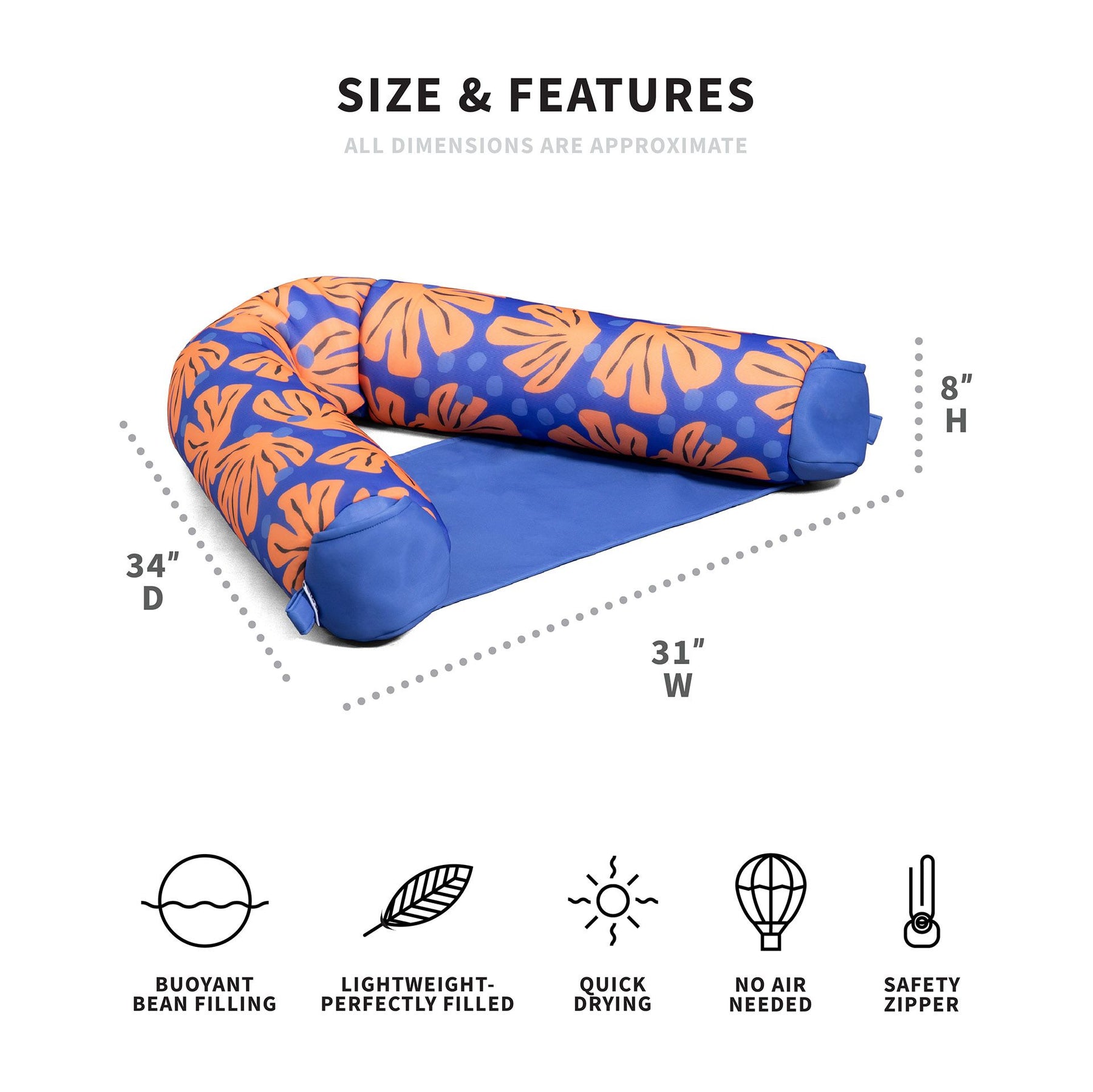 Big Joe® Shaka Sling® XL | Pool Float and Lounger