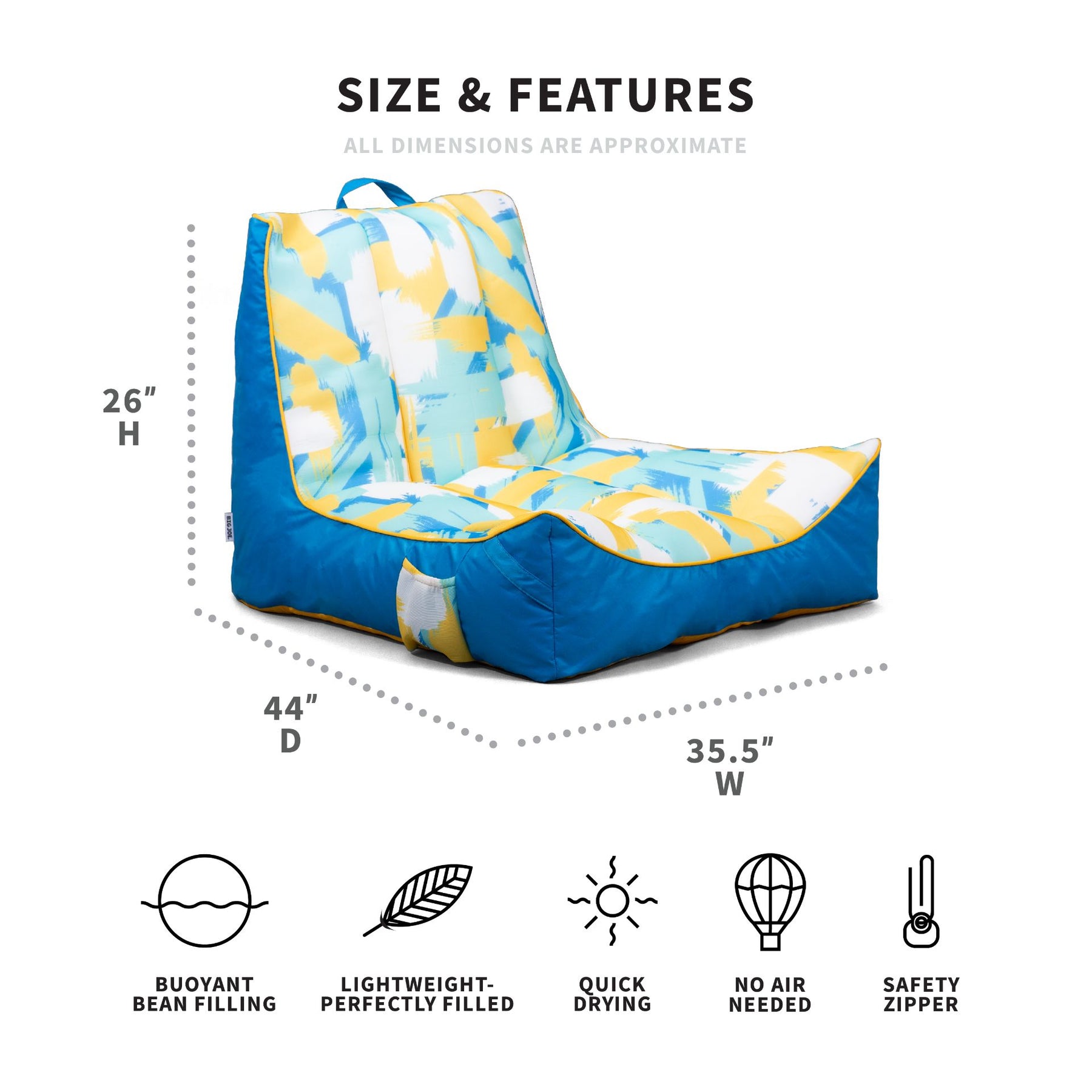 Captain Kona® Bundle - Paintbrush Yellow | Big Joe® Pool Floats