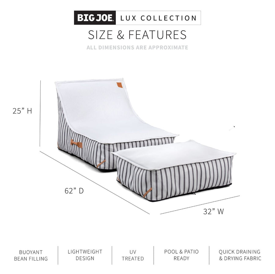 Lux Sealander® Pool-side lounger and float | Big Joe® Pool Float
