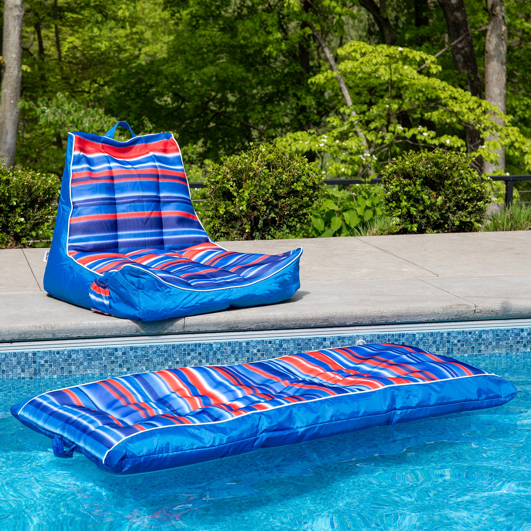 Captain Kona® Bundle - Blurred Americana | Big Joe® Pool Floats